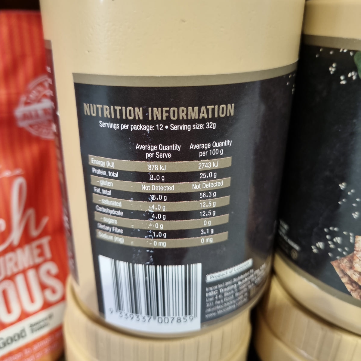 Tahini 400g stone ground – Pellegrinos Fresh Fruits